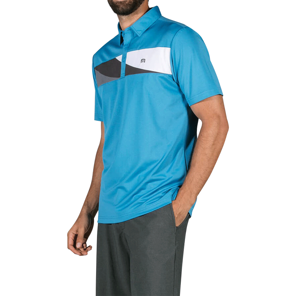 Travis Mathew Foust Polo - Blue just $40.00, save $49.95!