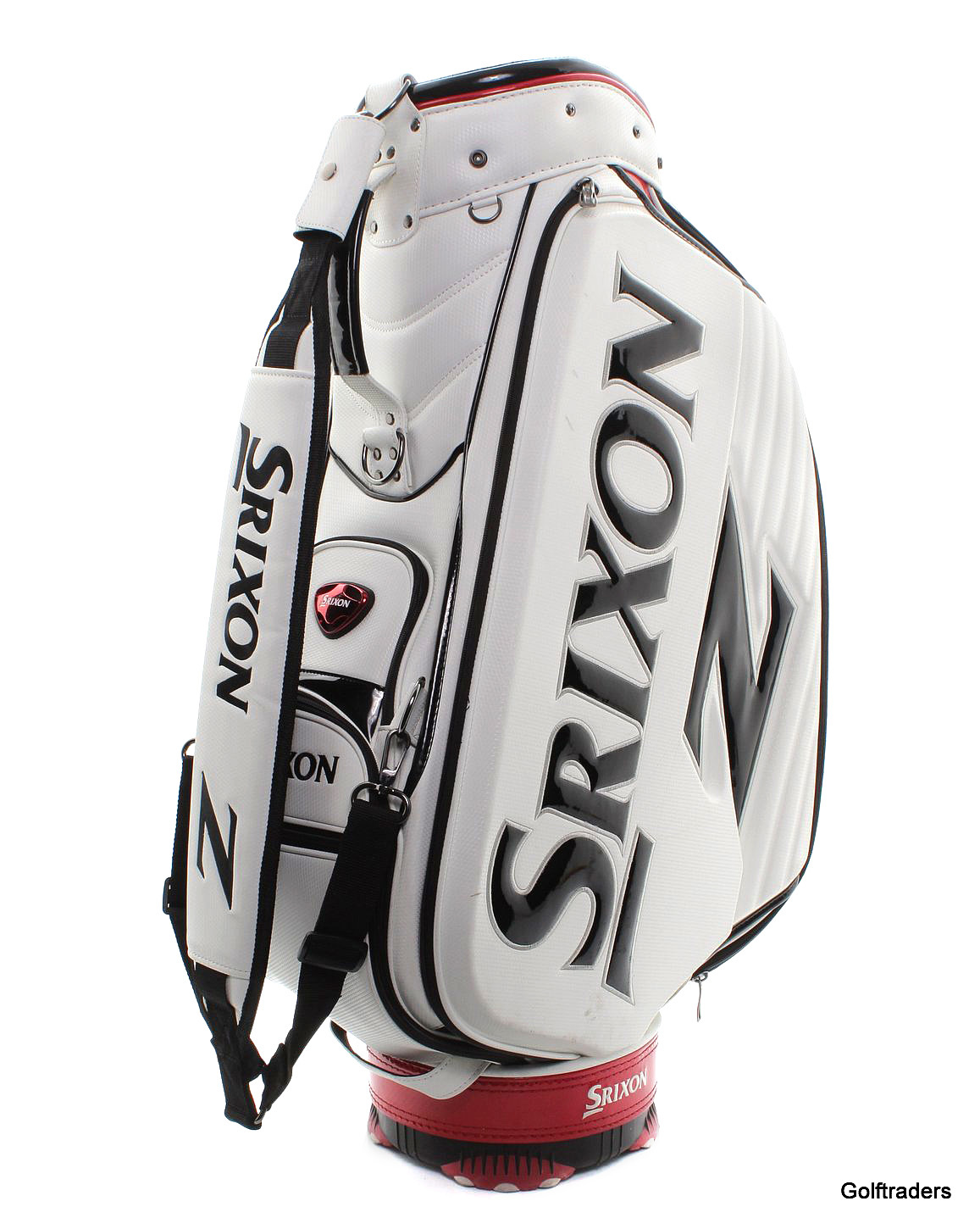 SRIXON TOUR PRO STAFF CART BAG WHITE - USED #F1240 just $395.00