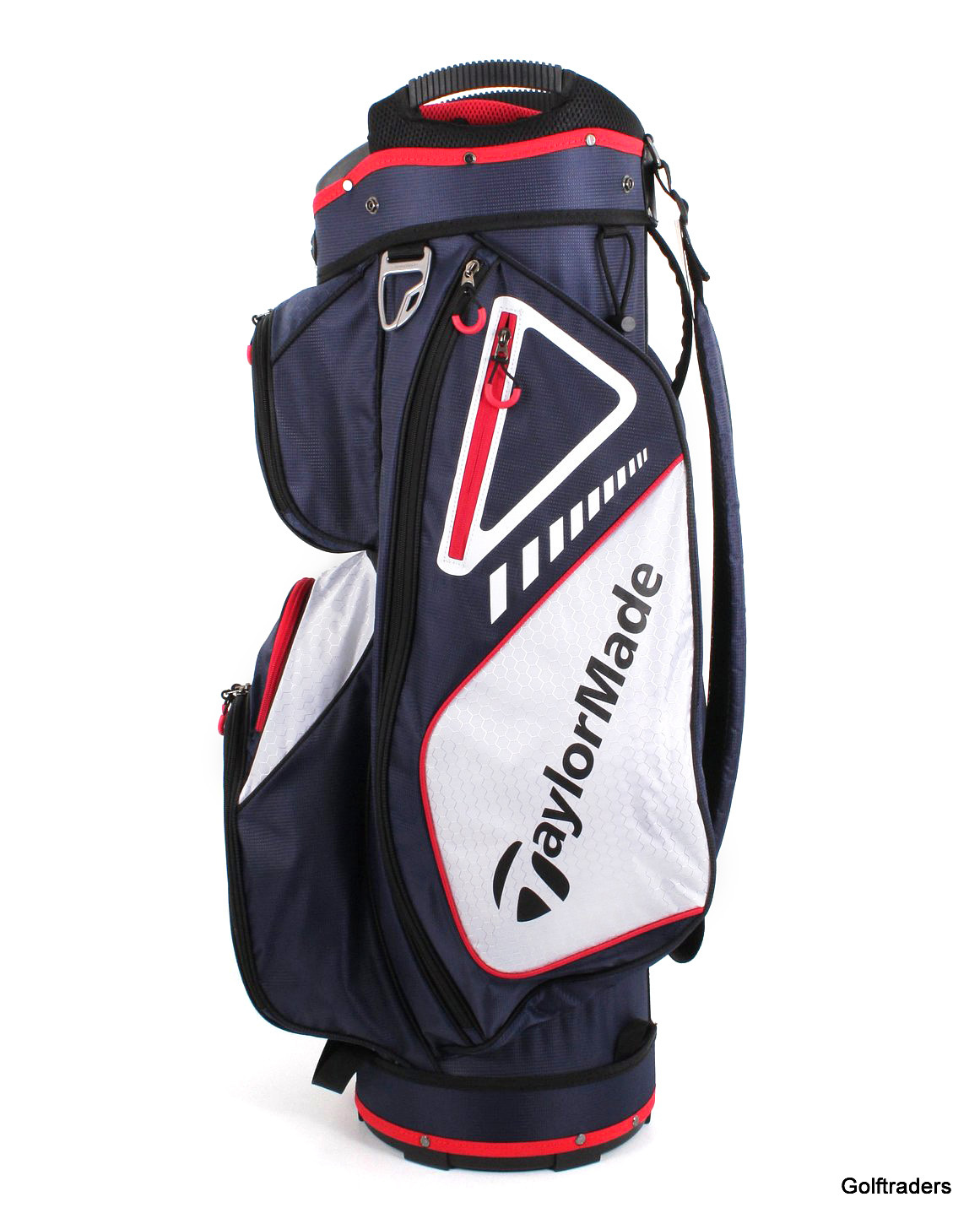 New Taylormade TM19 Chariot Select Cart Bag Navy / Red / White F3027 ...