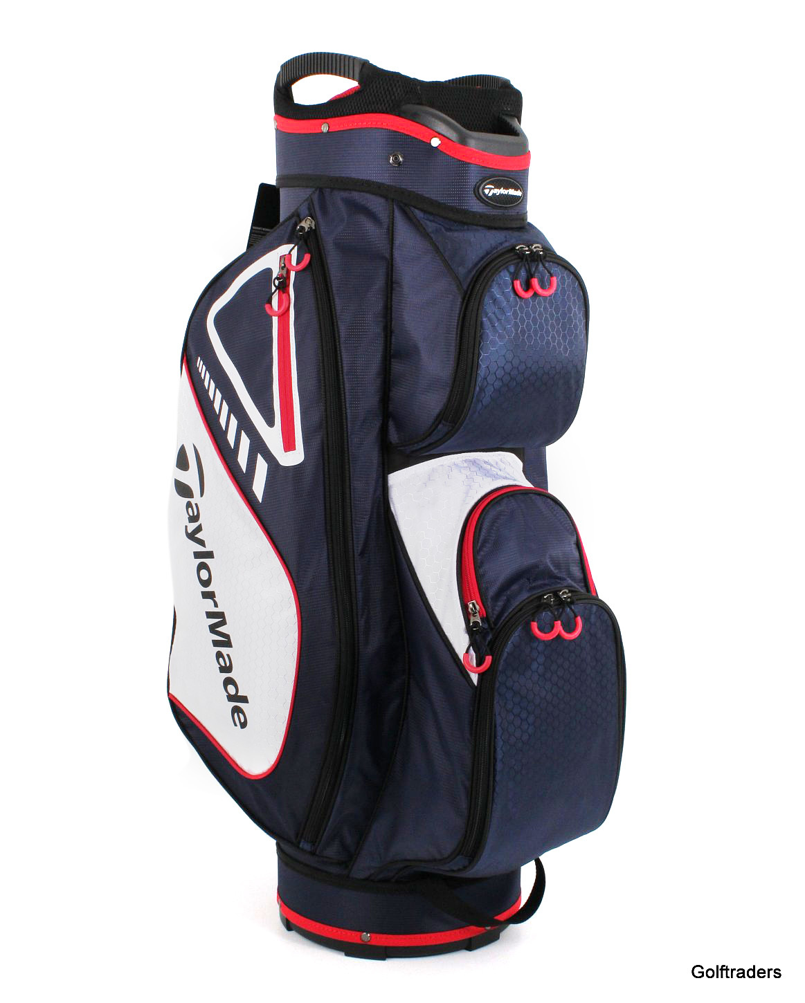New Taylormade TM19 Chariot Select Cart Bag Navy / Red / White F3027 ...