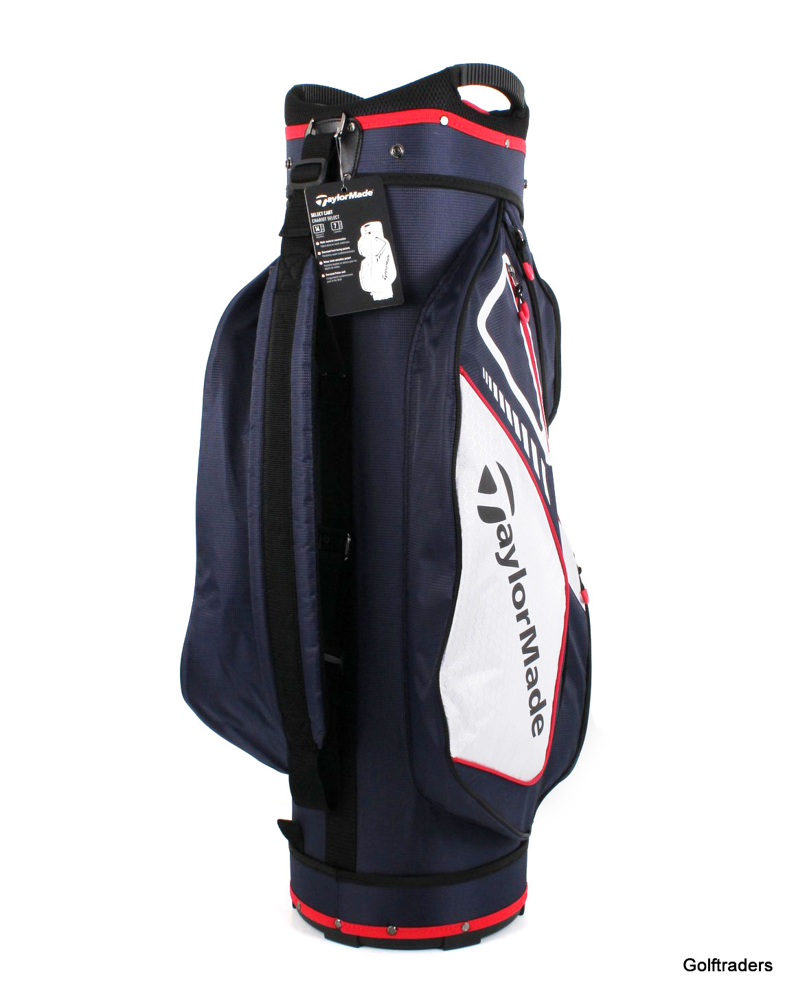 New Taylormade TM19 Chariot Select Cart Bag Navy / Red / White F3027 ...