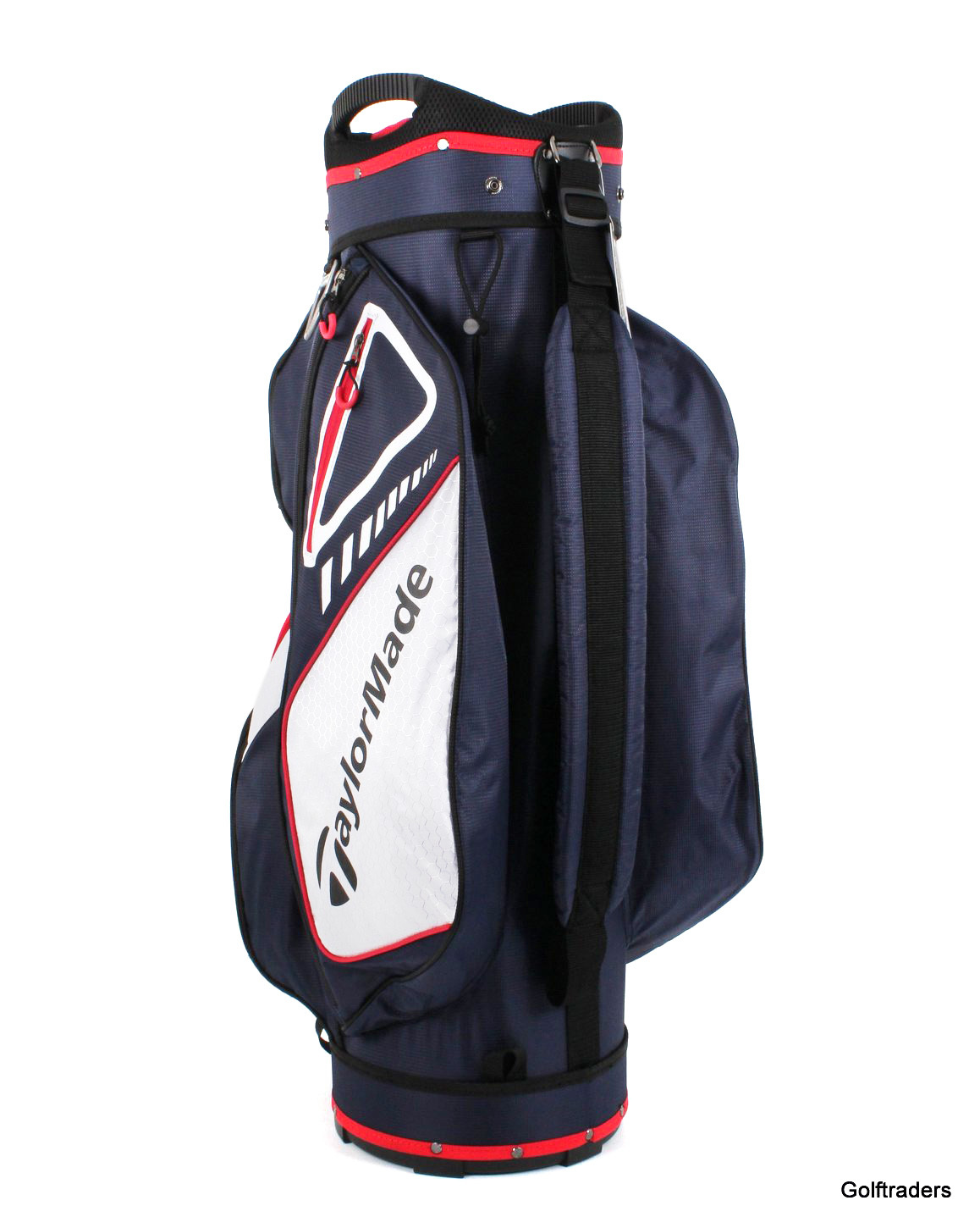 New Taylormade TM19 Chariot Select Cart Bag Navy / Red / White F3027 ...