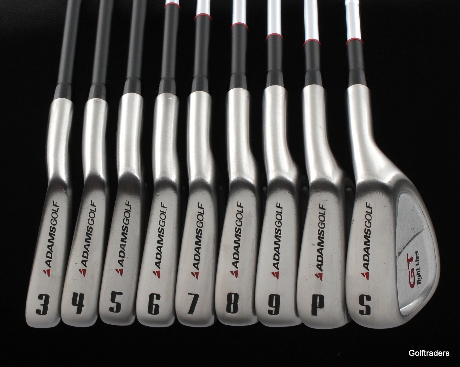 Adams Golf GT Tight Lies Irons 3-PW, SW Steel Graphite Tip Regular Flex ...