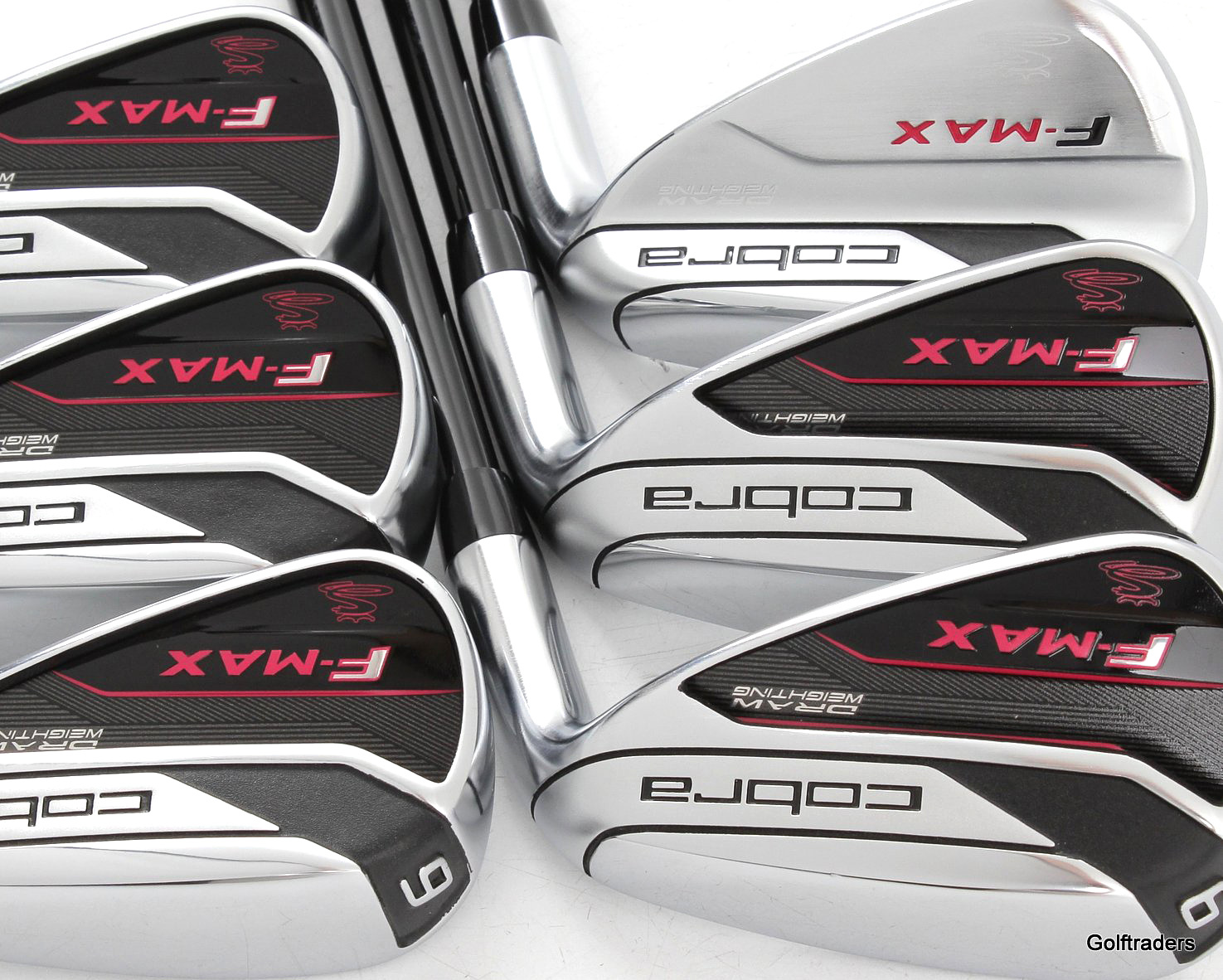 Cobra Ladies F Max Draw Irons 6-PW, SW Graphite Ladies Flex Mint F3385 ...