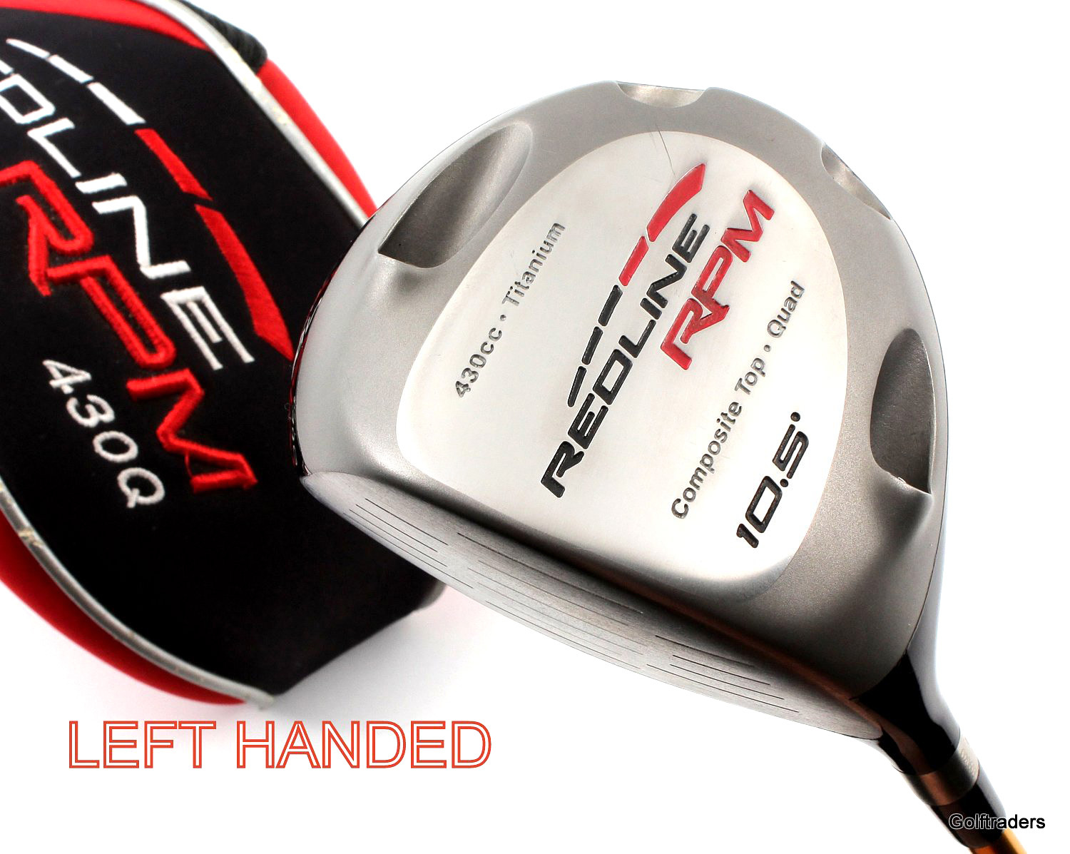 Adams Golf Titanium Redline RPM Driver 10.5° Stiff Flex Cover Left ...