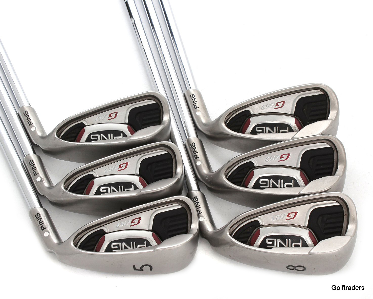 Ping G20 White Dot 5-PW Steel Regular Flex F3582 just $429.00