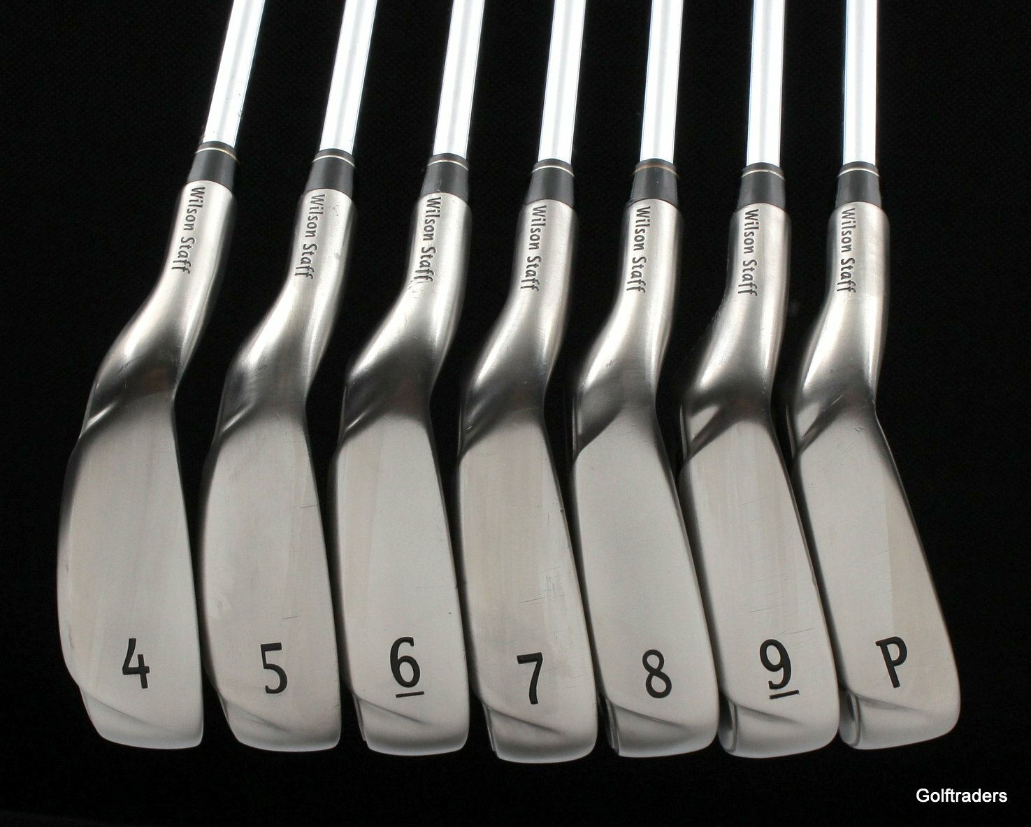 Wilson Staff D-100 Irons 4-PW Steel Regular Flex Cover Left Handed ...
