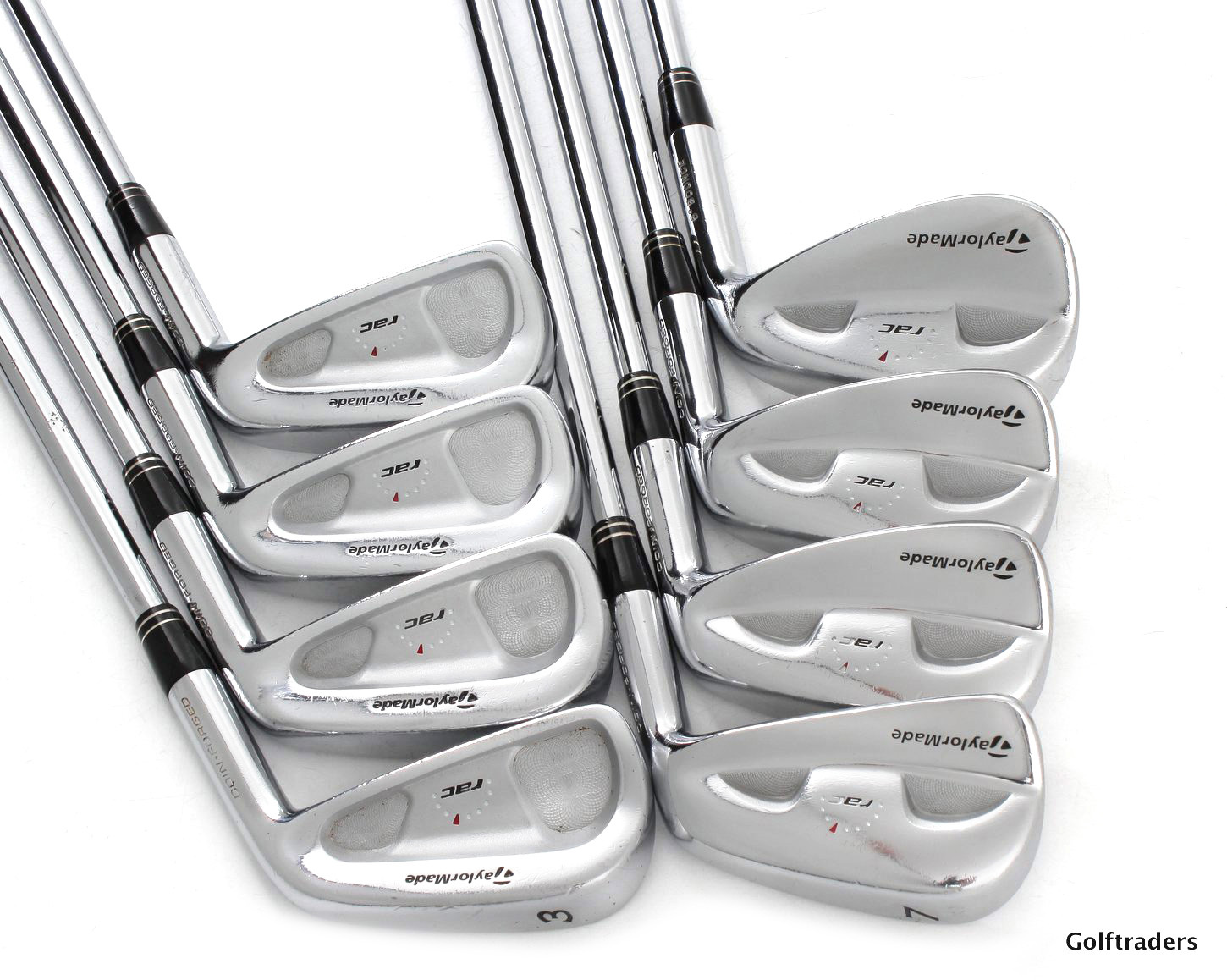 Taylormade RAC Coin Forged Irons 3-9, GW Steel Stiff Flex New Grips ...