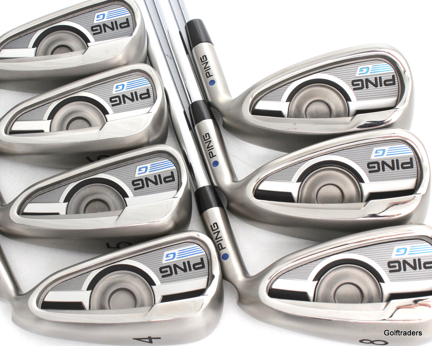 New Ping G Blue Dot Irons 4-PW Steel Regular Flex F5560 just $749.00