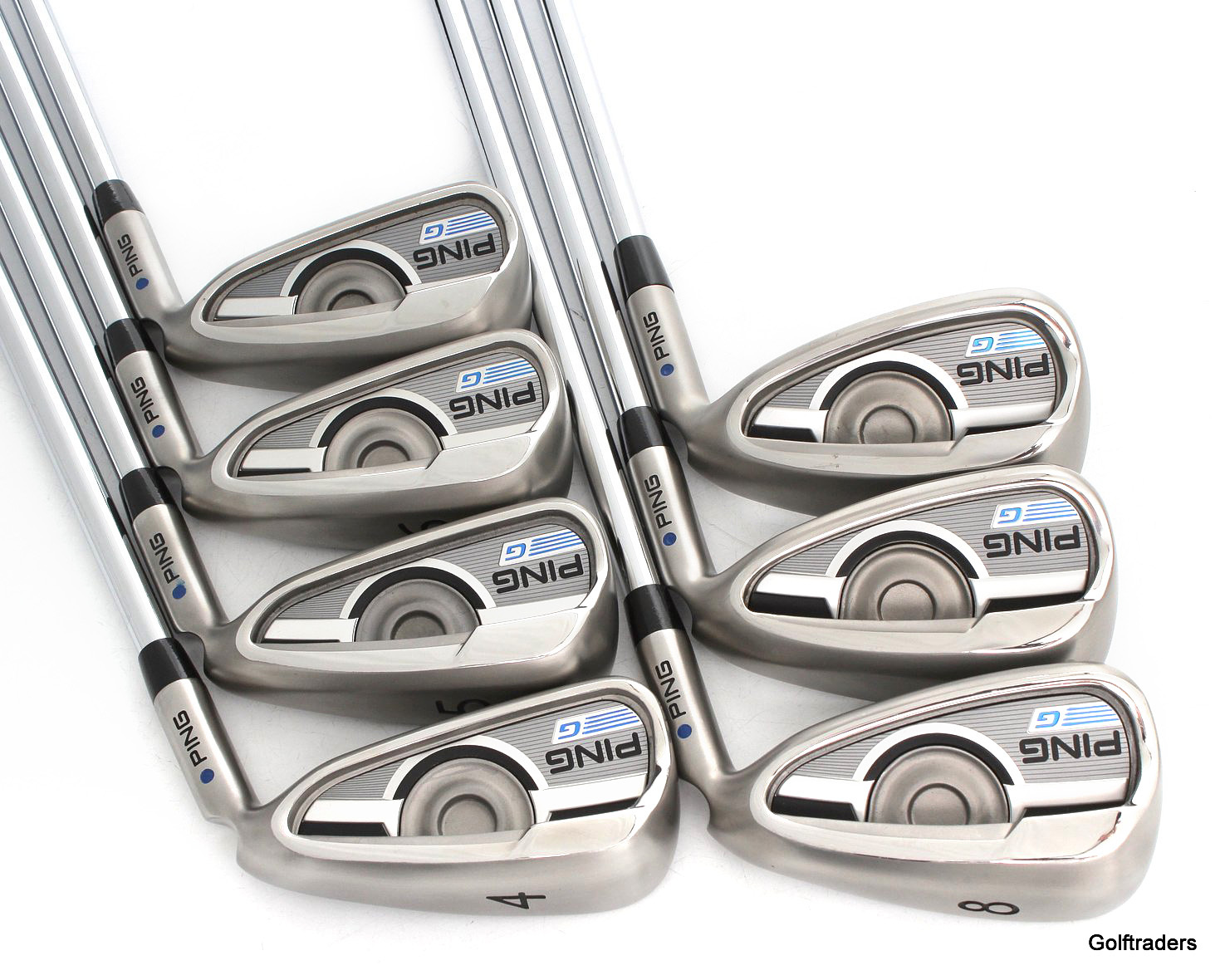 New Ping G Blue Dot Irons 4-PW Steel Regular Flex F5560 just $749.00