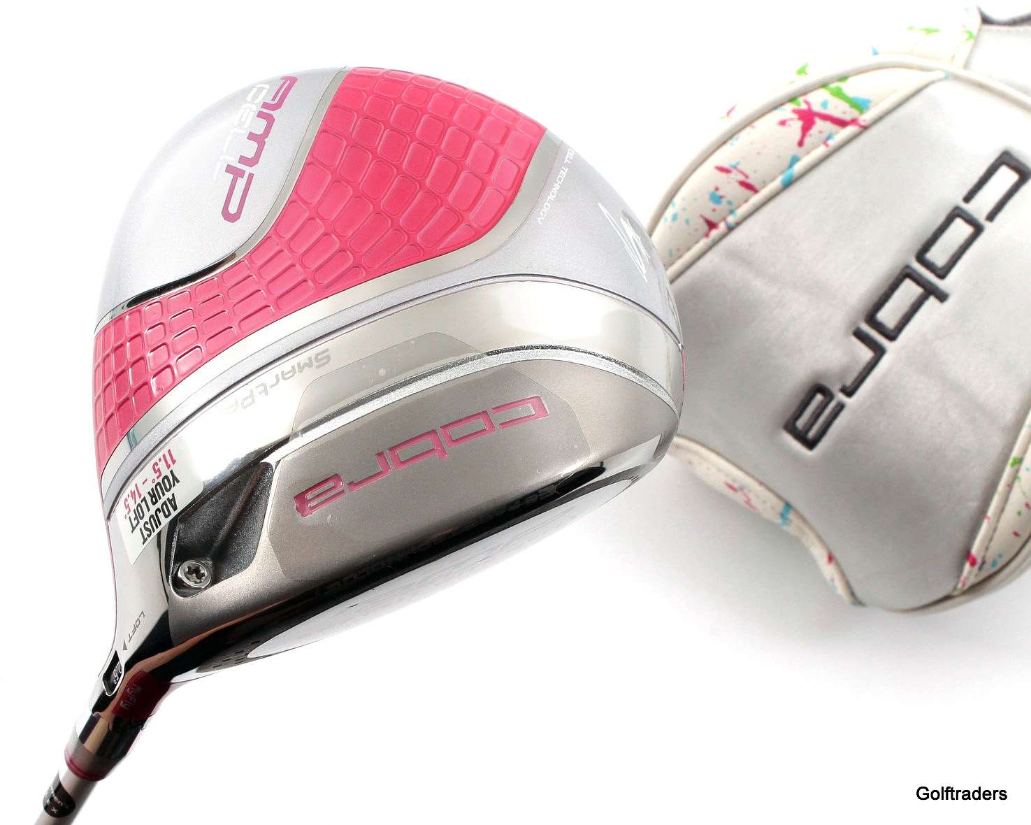 Cobra Amp Cell Pink Driver 11.5º-14.5º Graphite Ladies Cover Like New ...