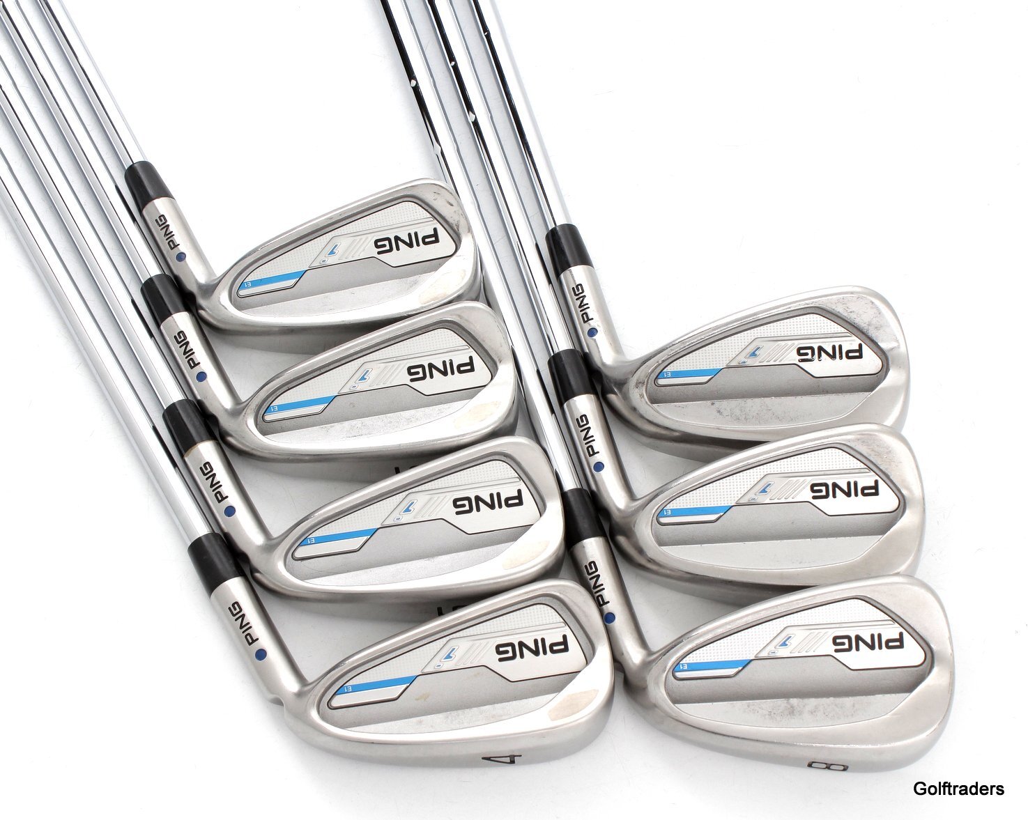 Ping i Series E1 Blue Dot Irons 4-PW Steel Stiff Flex F5997 just $620.00