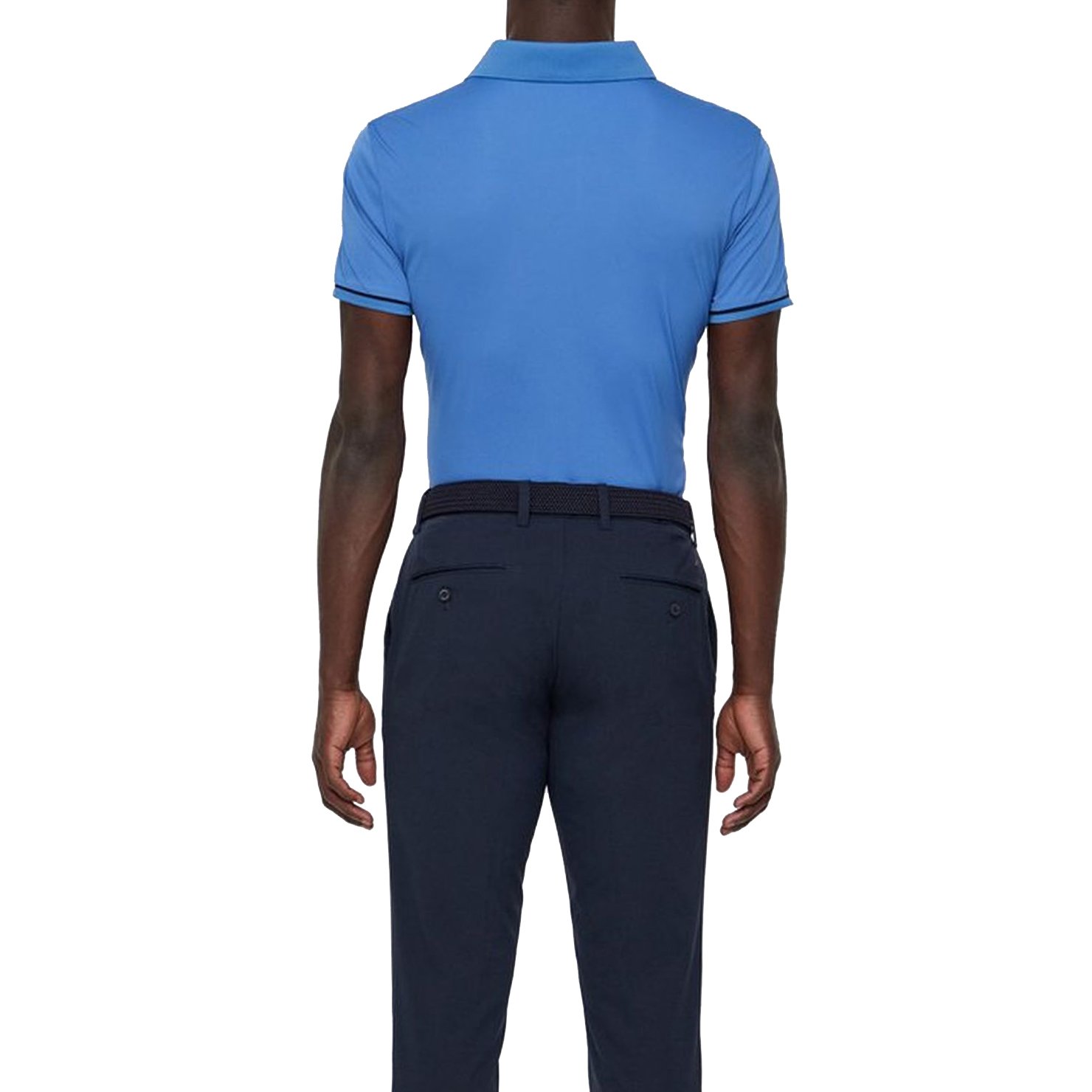J.Lindeberg Petr Reg TX Golf Shirt - Work Blue just $99.95, save $50.04!