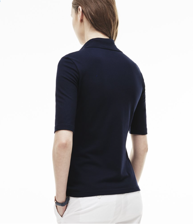3/4 Sleeve 5 Button Polo - Navy just $129.00