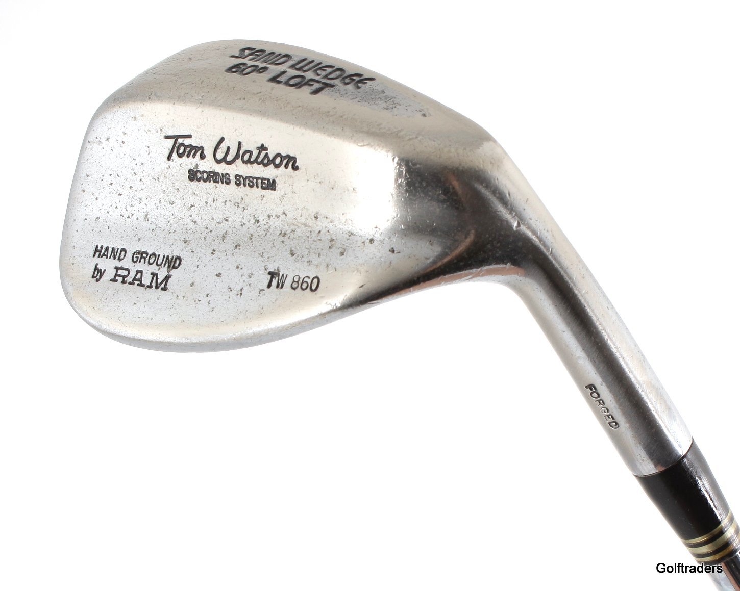 RAM TOM WATSON FORGED SAND WEDGE 60º STEEL DYNAMIC GOLD WEDGE FLEX # ...