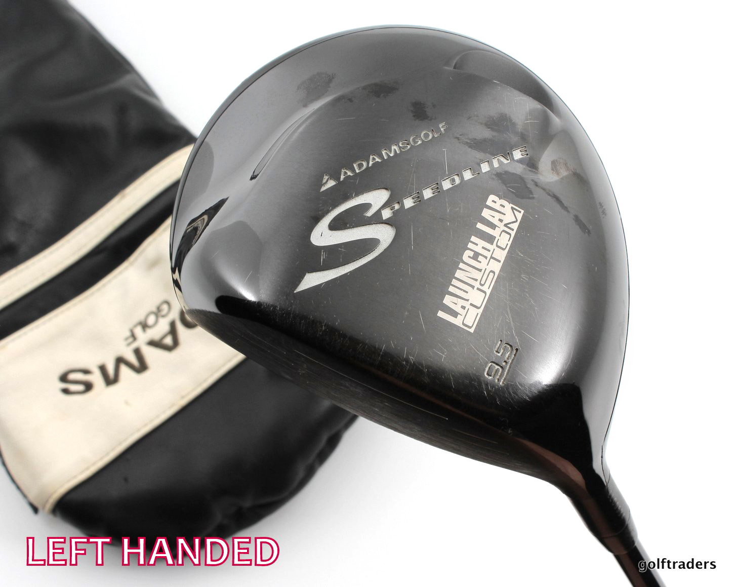 ADAMS SPEEDLINE BLACK 9.5º LAUNCH LAB CUSTOM DRIVER STIFF FLEX + COVER ...