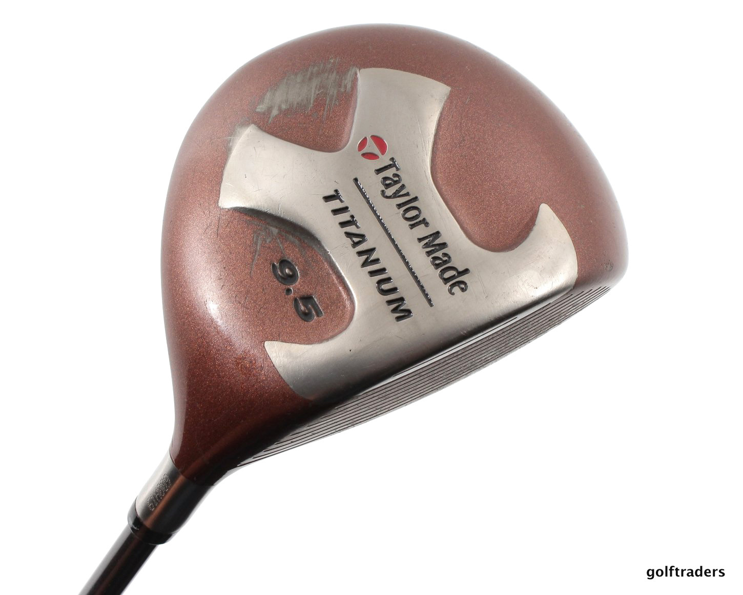TAYLORMADE TITANIUM DRIVER 9.5º BUBBLE S-90 PLUS GRAPHITE STIFF FLEX ...