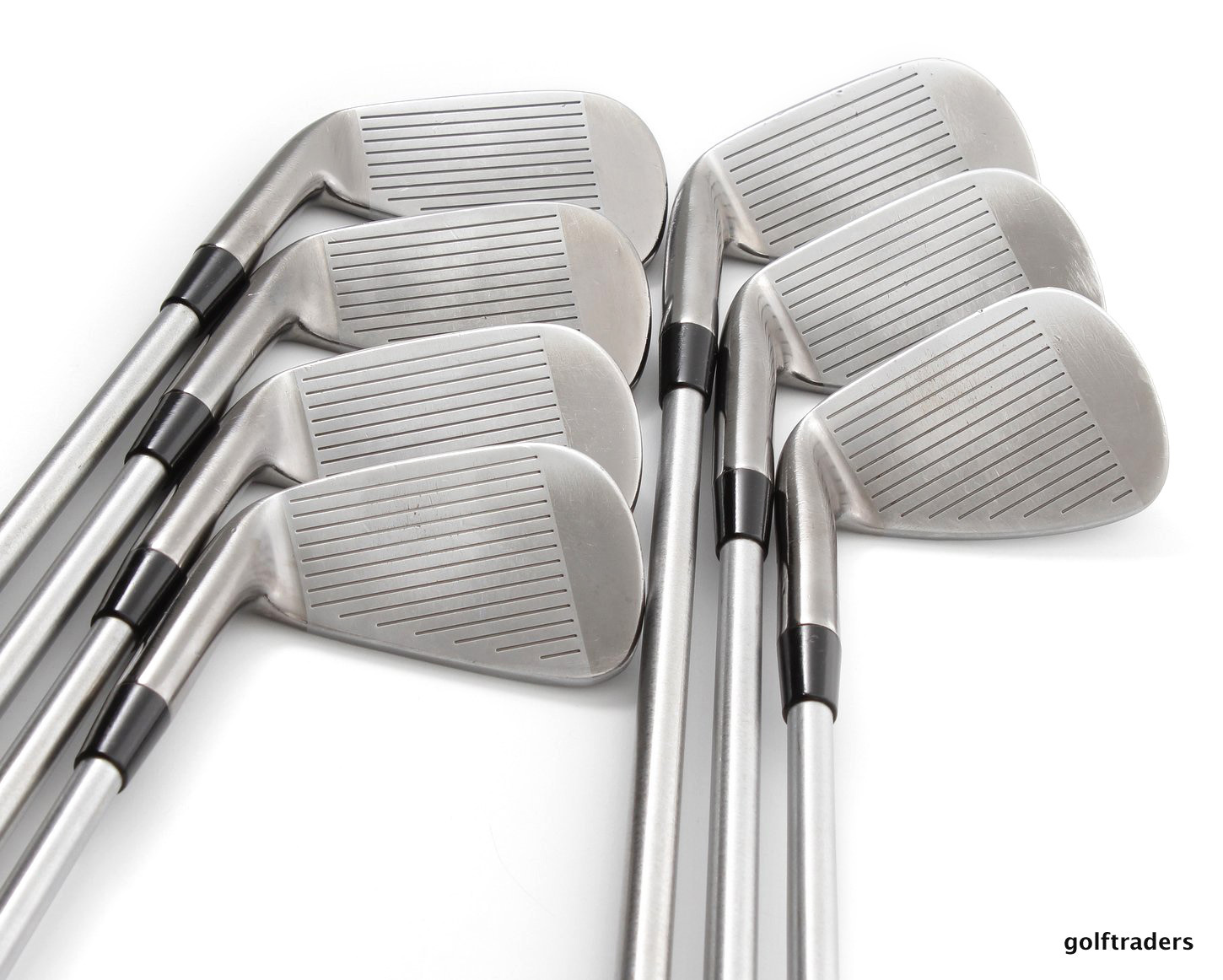 TAYLORMADE RAC MB TP SMOKE FORGED IRONS 4-PW STEEL KBS TOUR X-STIFF+0. ...