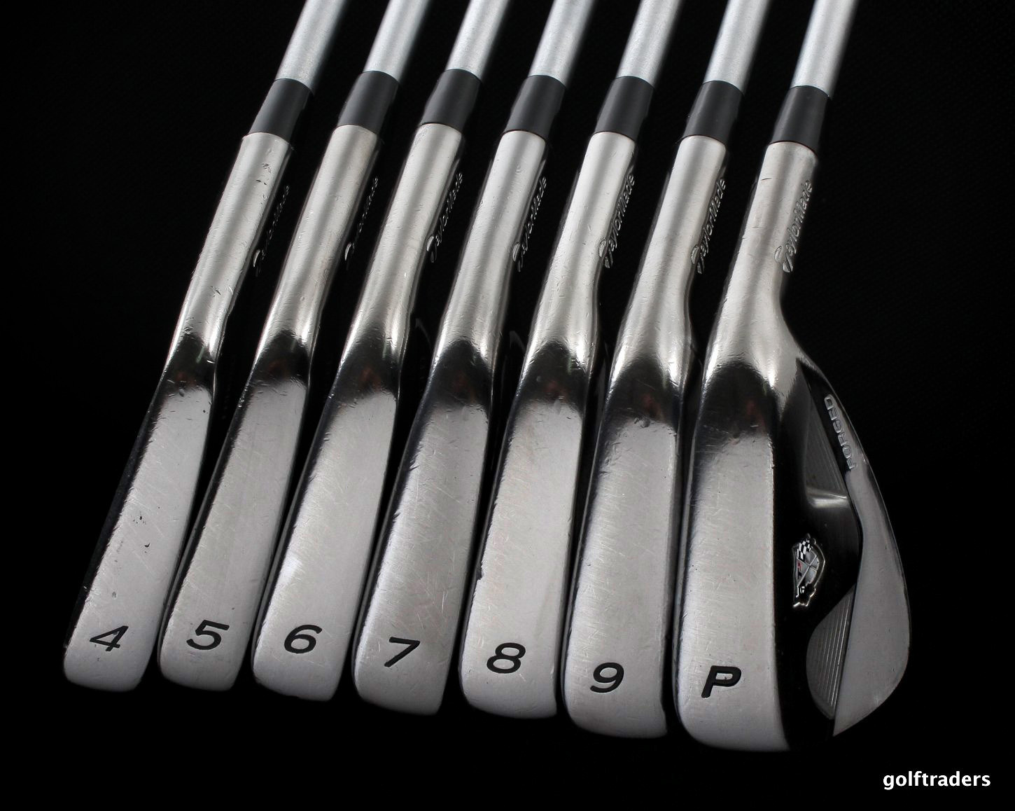 TAYLORMADE RAC MB TP SMOKE FORGED IRONS 4-PW STEEL KBS TOUR X-STIFF+0. ...