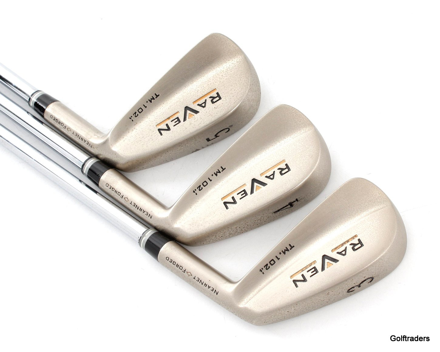 RAVEN GOLF NEARNET TM.102I FORGED 3,4,5 IRON SET DG S300 STIFF -NEW ...