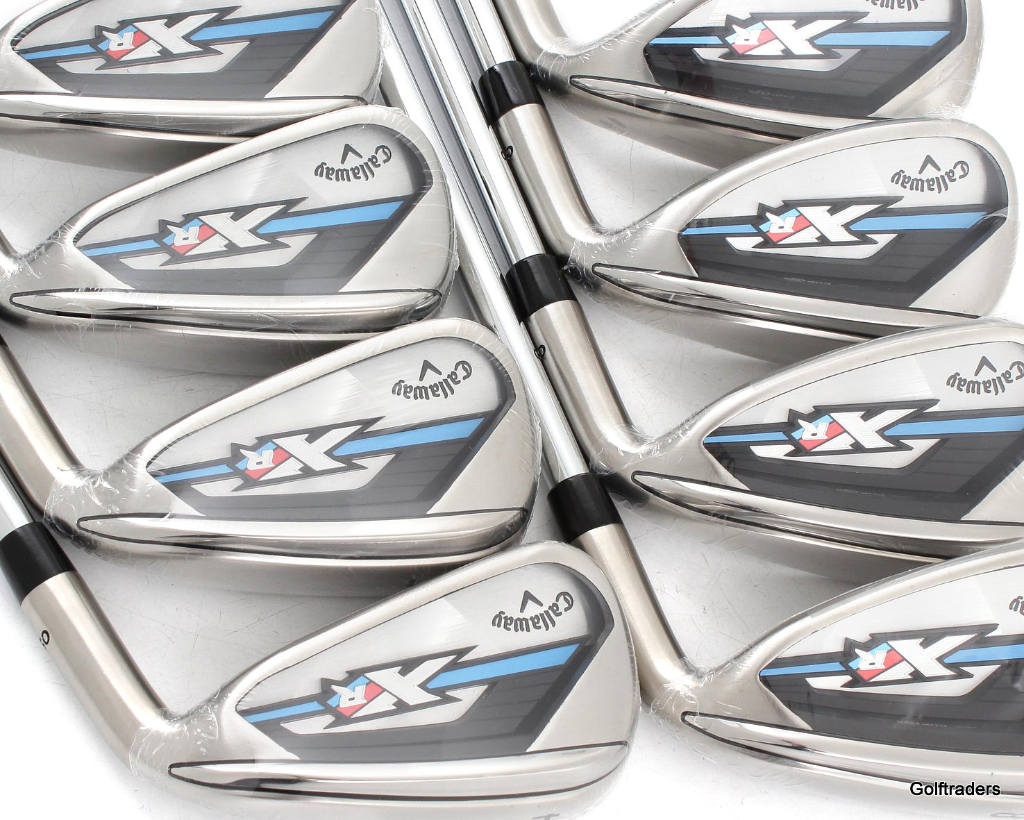 New Callaway XR OS Irons 4-PW & SW STEEL TT Speedstep 80 Steel Reg Flex ...