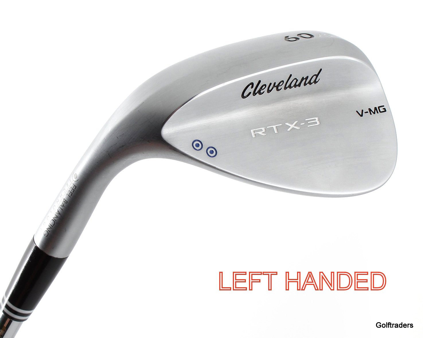 Cleveland RTX-3 Chrome Lob Wedge 60.09 Steel Wedge Like New Left Handed ...