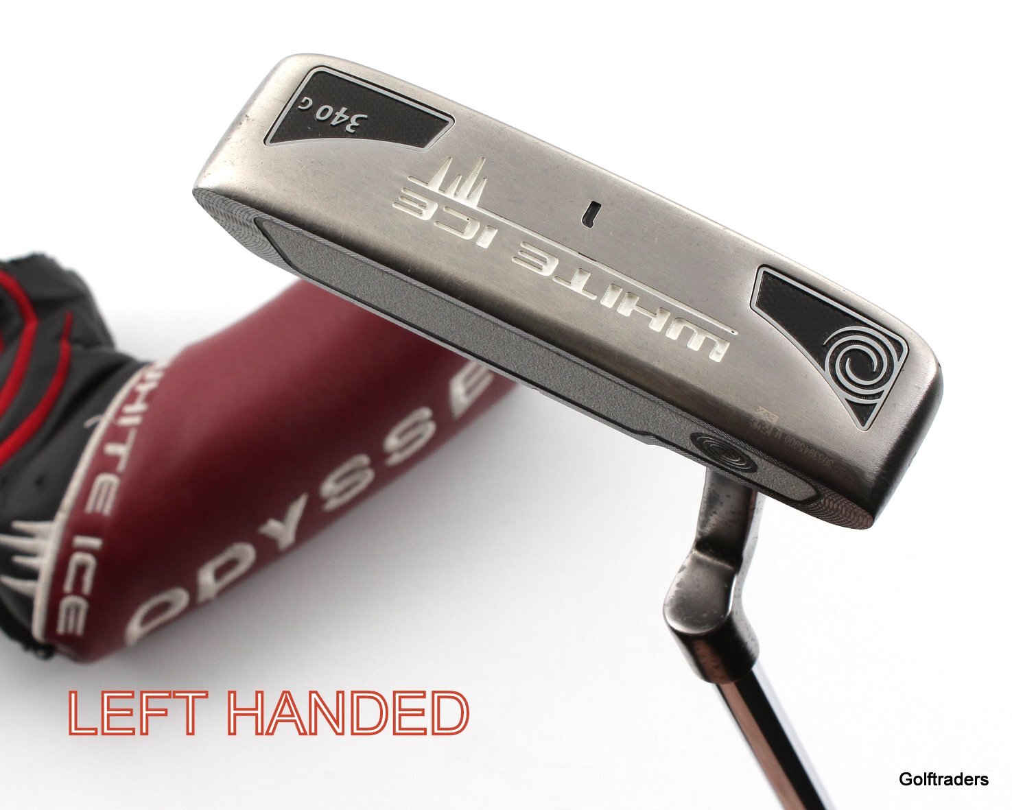 Odyssey White Ice 1 340G Putter Steel 35" Cover New Grip Left Handed ...