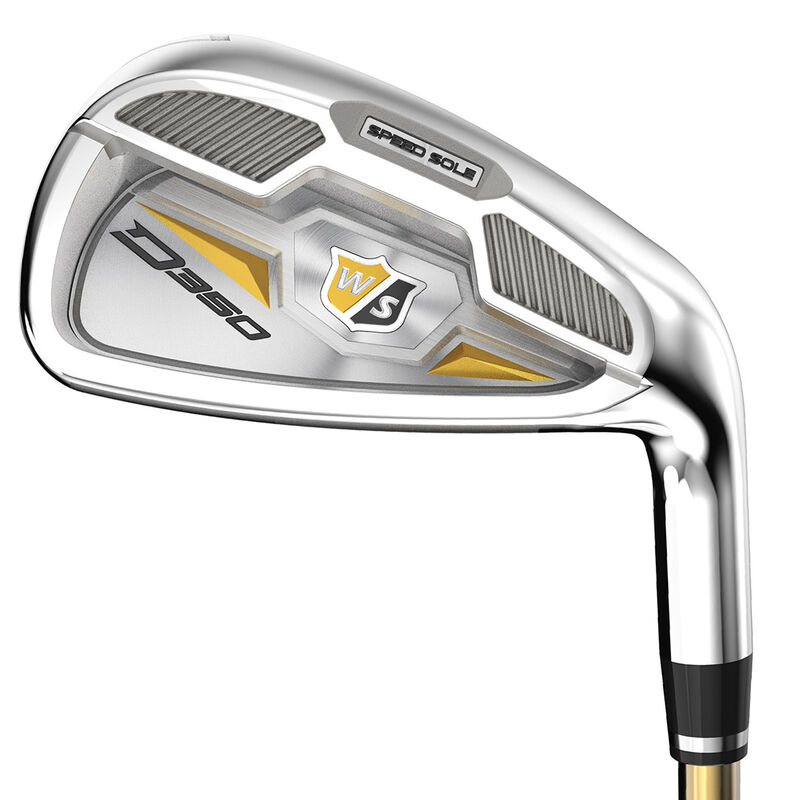Wilson Staff Graphite Red D350 Steel Right Hand Lady Flex 6-Sw 6 Irons ...