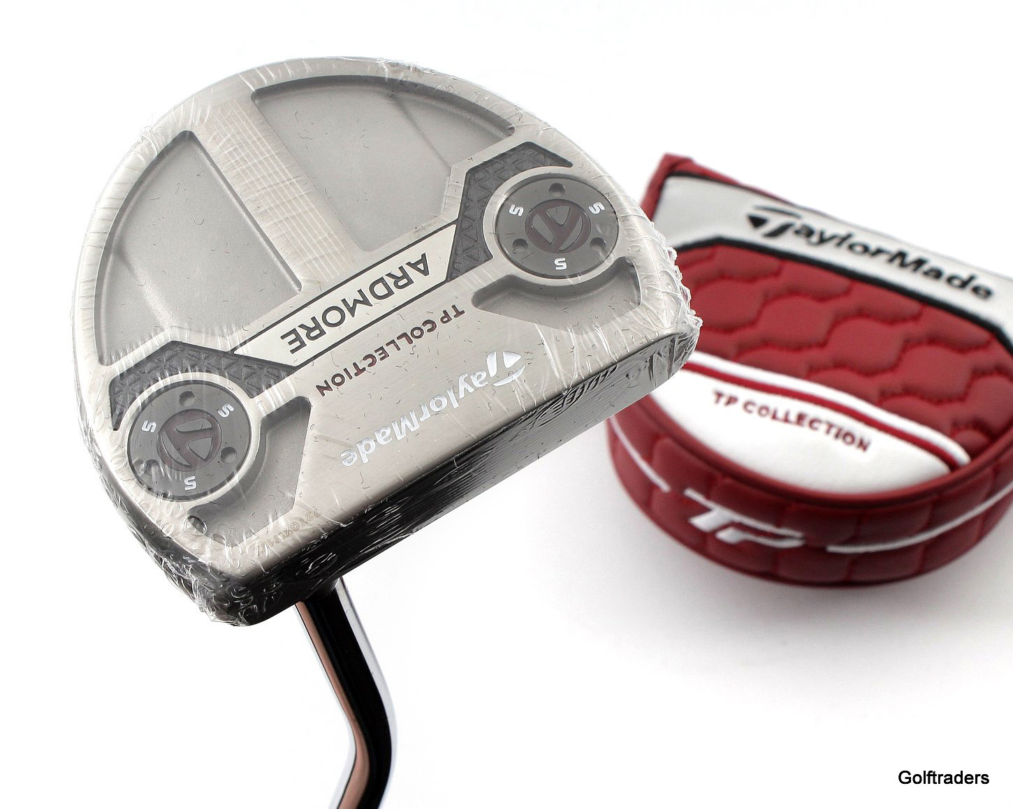 TAYLORMADE TP COLLECTION LMKN ARDMORE PUTTER STEEL 35" + COVER - NEW # ...