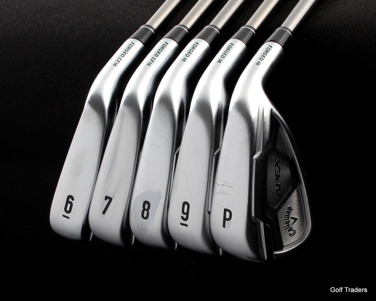 CALLAWAY APEX FORGED CF16 IRONS 6-PW RECOIL GRAPHITE STIFF FLEX - # ...