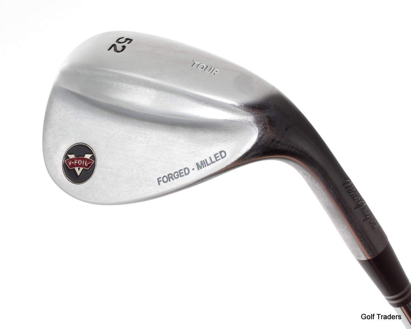 MACGREGOR V-FOIL TOUR FORGED-MILLED 52º GAP WEDGE STEEL STIFF FLEX - # ...