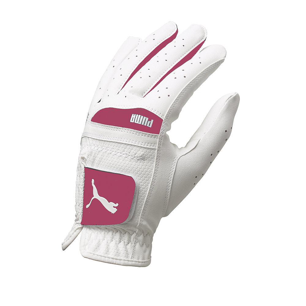 Puma Womens Flexlite Performance Golf Glove - White/Beetroot Purple ...