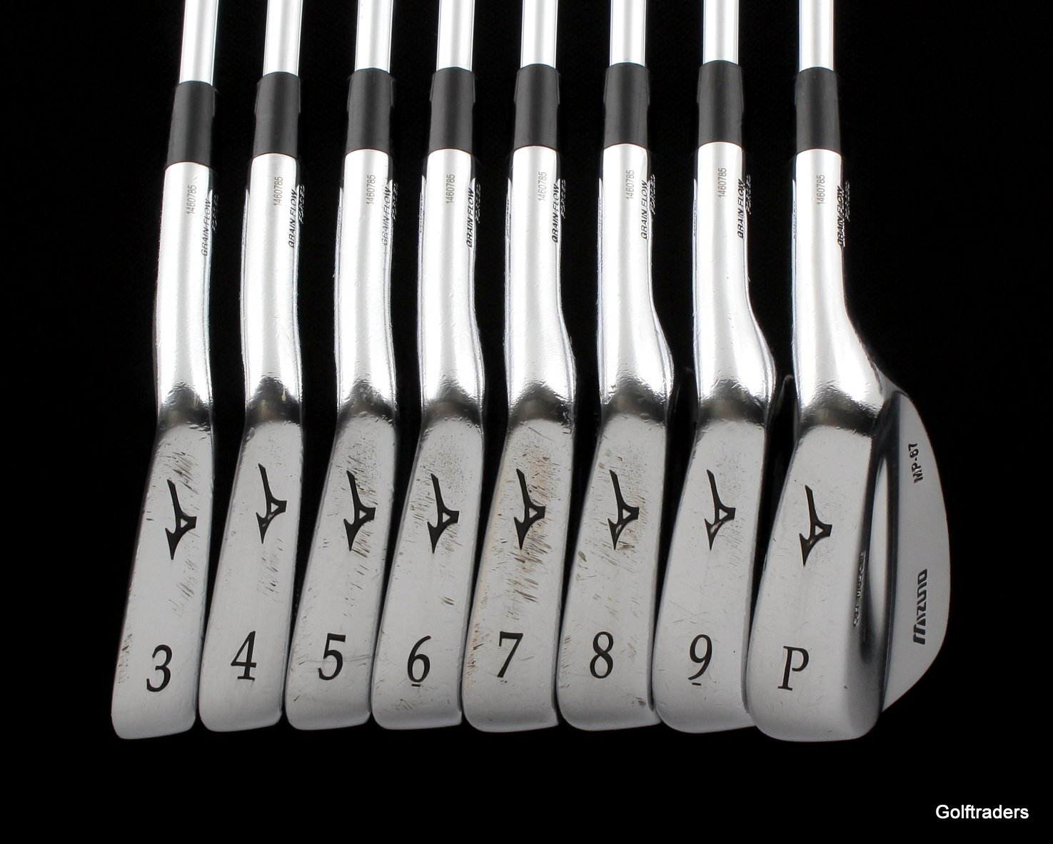 Mizuno Forged MP-67 Irons 3-PW Steel Stiff Flex New Grips G2002 just ...