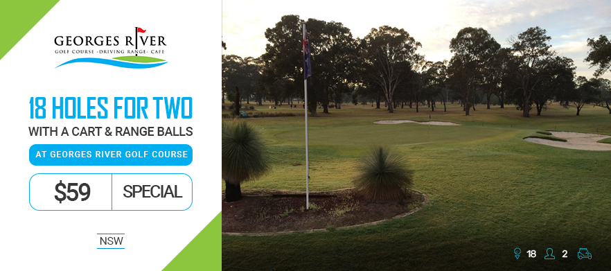 Georges River Golf Course - 18 Holes for 2 With a Cart & Range Balls ...