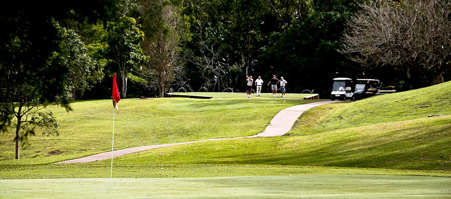 18 Holes For Two at Nambour Golf Club With Carts just $66.00, save $64. ...