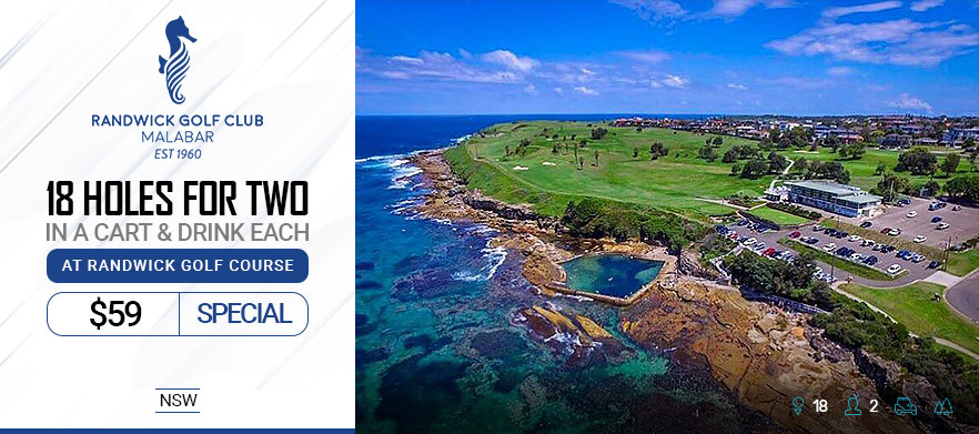 18 Holes For Two in a Motorised Cart With a Jug of Drink at Randwick ...