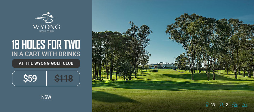 18 Holes for Two in a Cart with Drinks at the Beautiful Wyong Golf Club ...