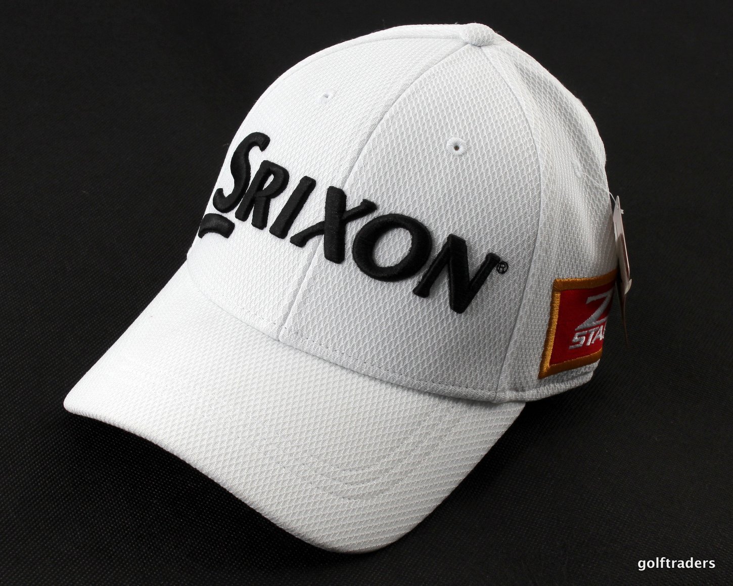 SRIXON Z STAR SRX TOUR FITTED CAP WHITE / BLACK / RED L-XL D5410 just $45