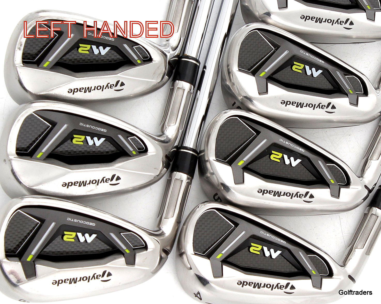 Taylormade M2 Irons 4-PW Steel Regular Flex Left Handed G2359 just $599.00
