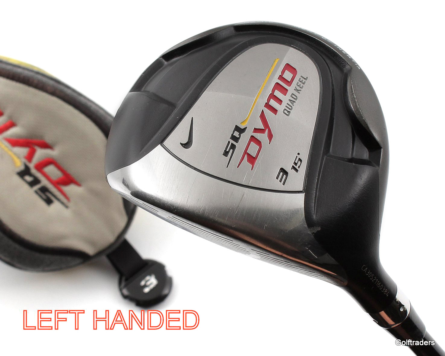 Nike SQ Dymo Quad Keel 3 Wood 15º Graphite Stiff Flex Cover Left Handed G3478 just $80.00