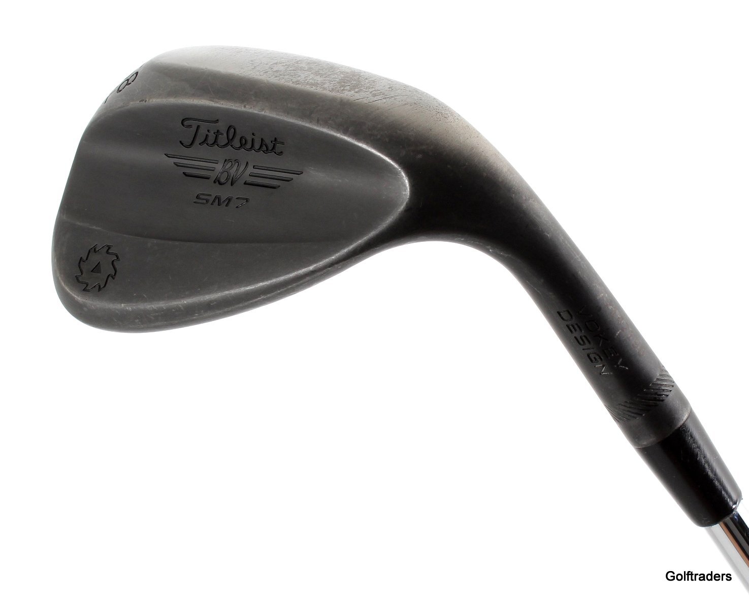 Titleist Vokey SM7 Jet Black Lob Wedge 58.04L Steel Wedge Flex G4200 ...