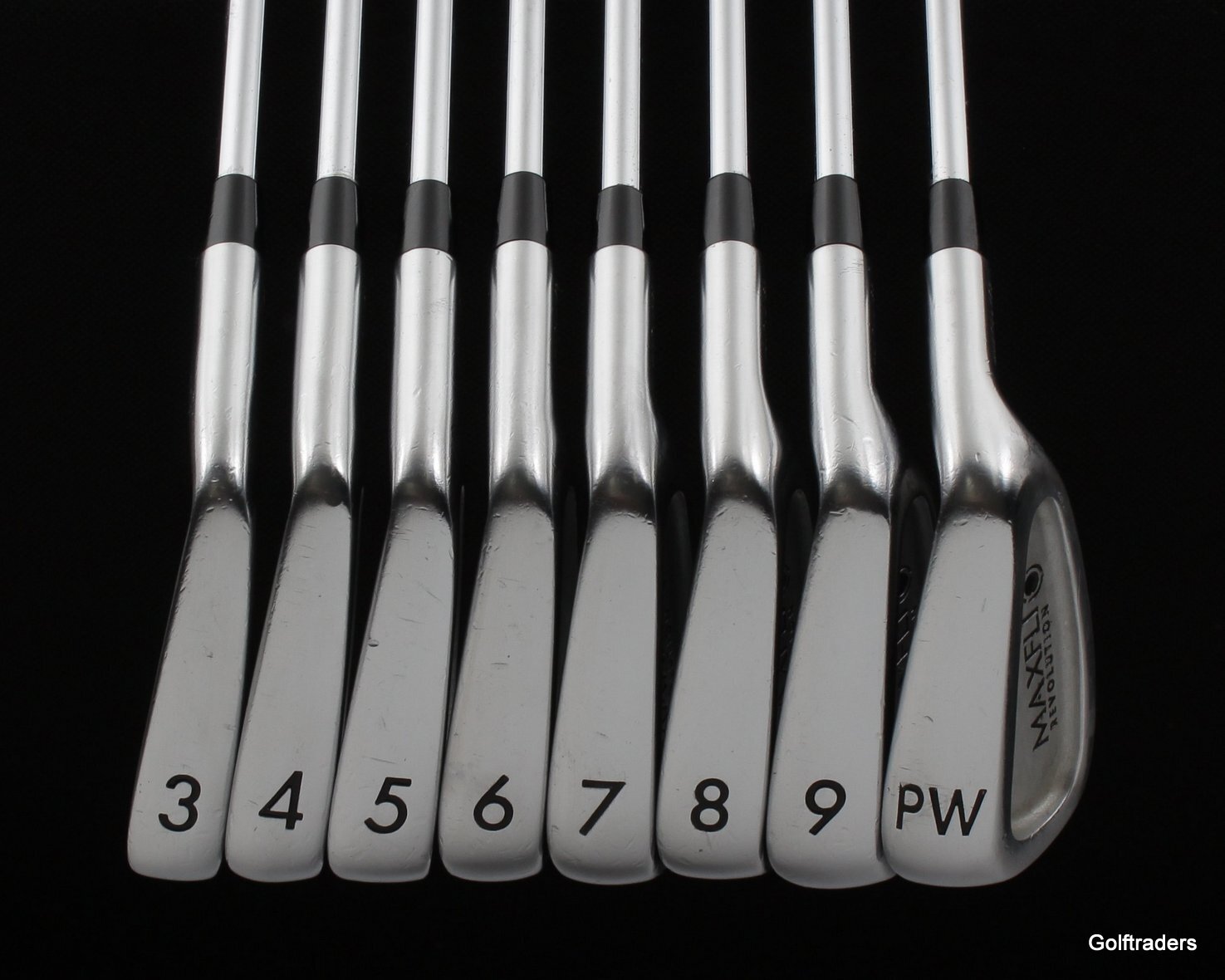 Maxfli Revolution Irons 3-PW Steel Stiff Flex New Grips G4087 just $299.00