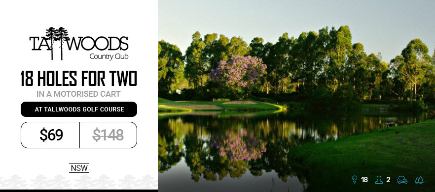 18 holes For Two in a Shared Cart at Tallwoods Championship Golf Course ...