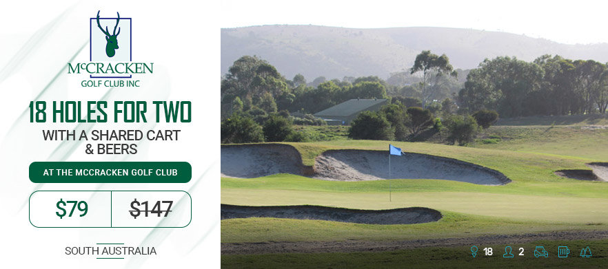 18 Holes For Two With a Shared Cart & Beers at the Beautiful McCracken ...