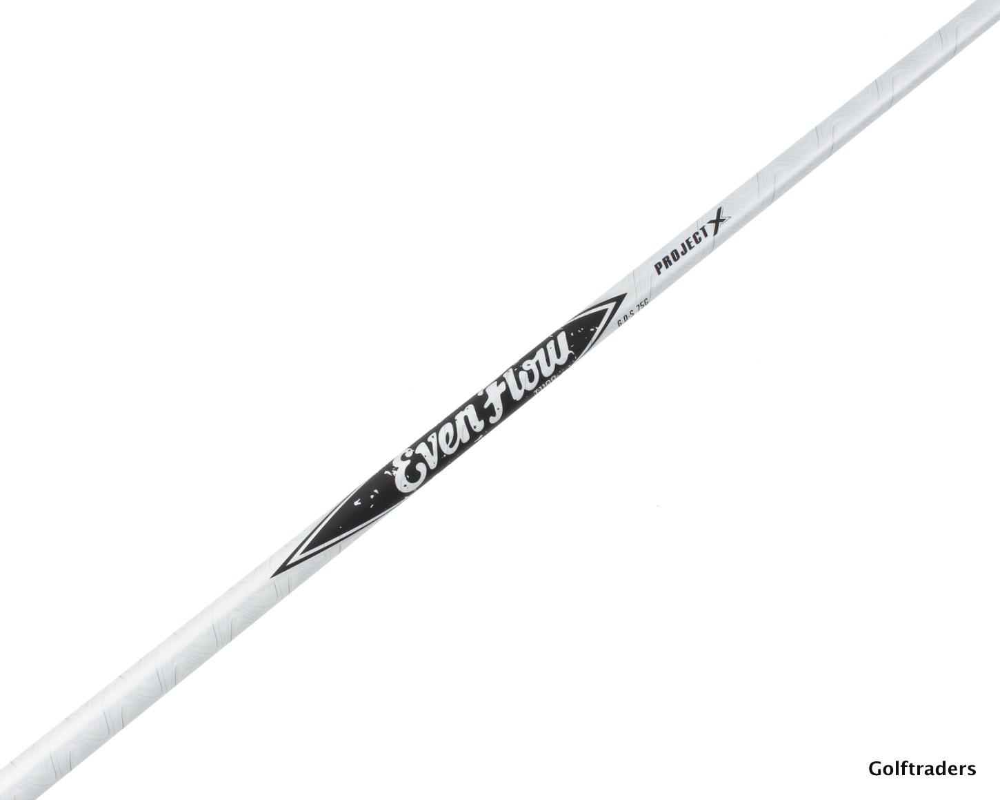 EVEN FLOW WHITE DRIVER SHAFT 75 GRAM STIFF + ADAPTER & GRIP 46" NEW ...