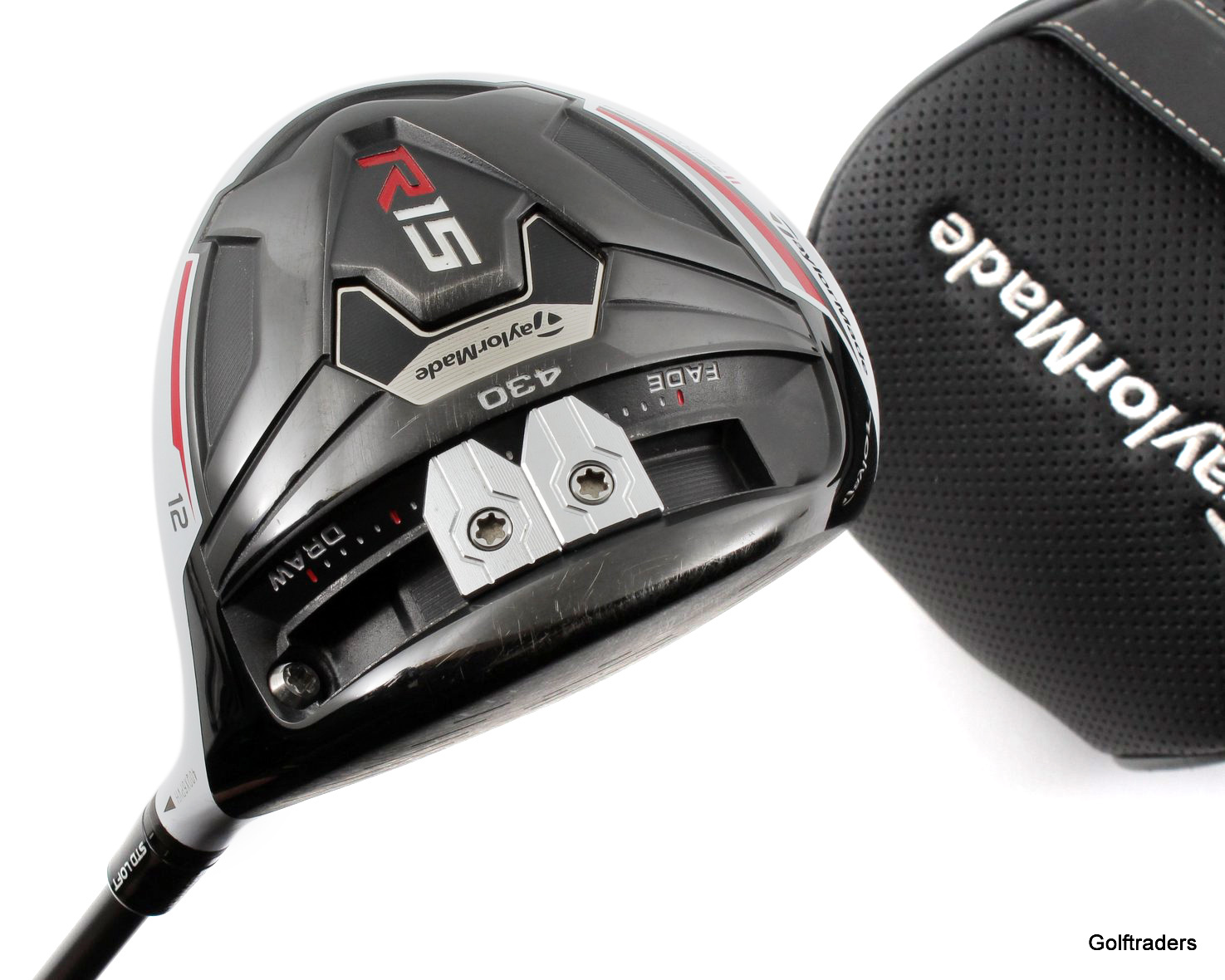 Taylormade R15 430 Driver 12º Graphite Stiff Flex Cover H13 just $209.00