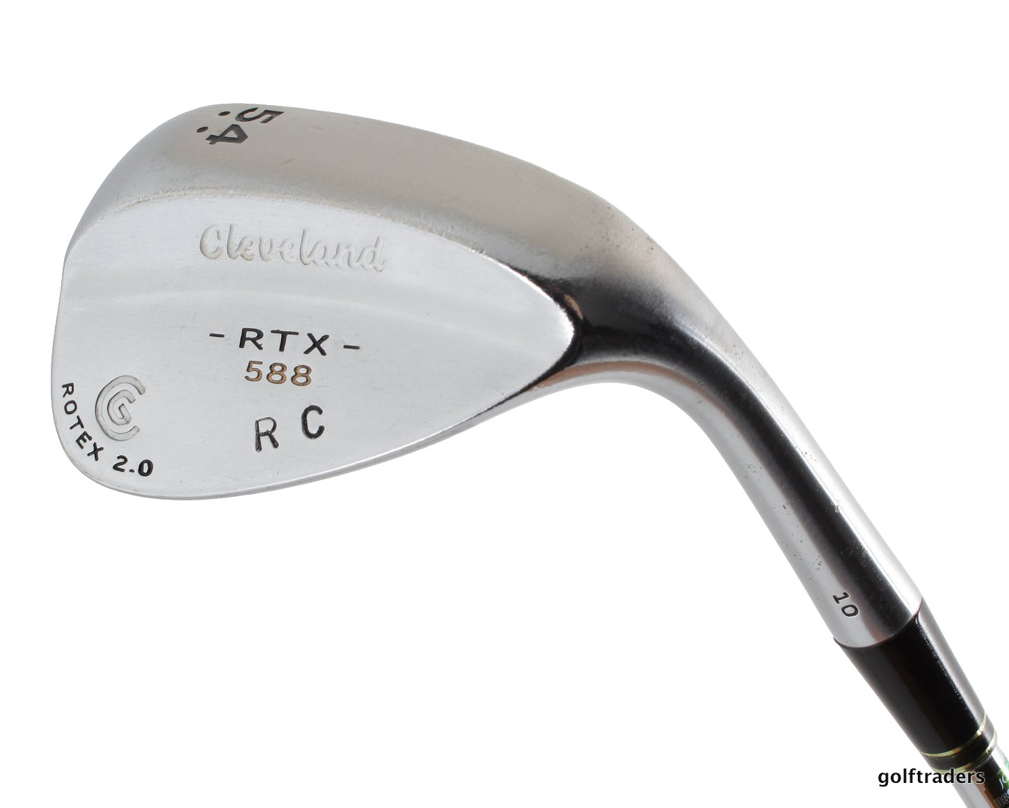 CLEVELAND RTX 588 ROTEX 2.0 SAND WEDGE 54° STEEL WEDGE FLEX - NEW GRIP ...