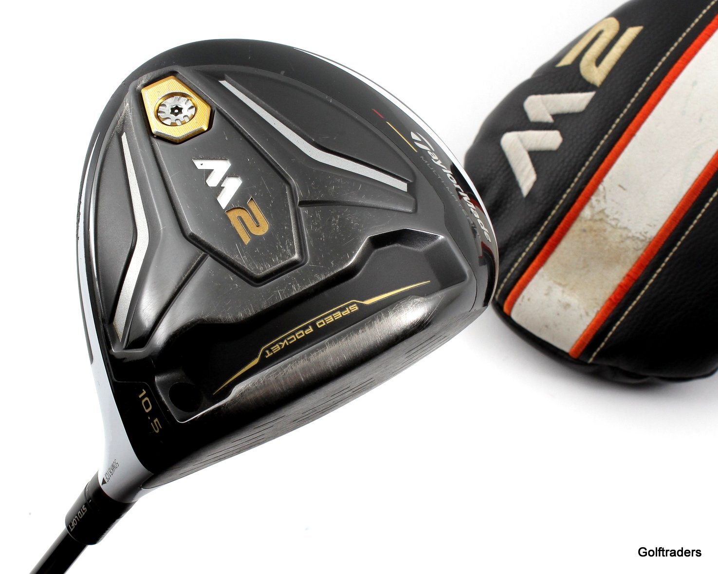 Taylormade M2 Driver 10.5º Graphite Regular Flex Cover New Grip H339 ...