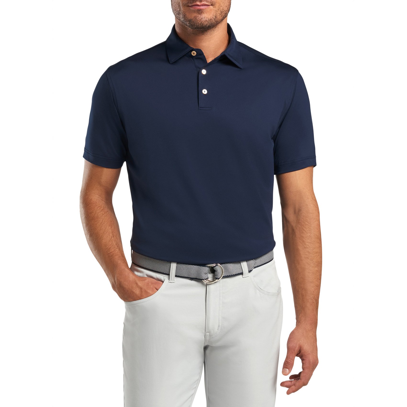 Peter Millar Solid Performance Polo - Navy just $129.00