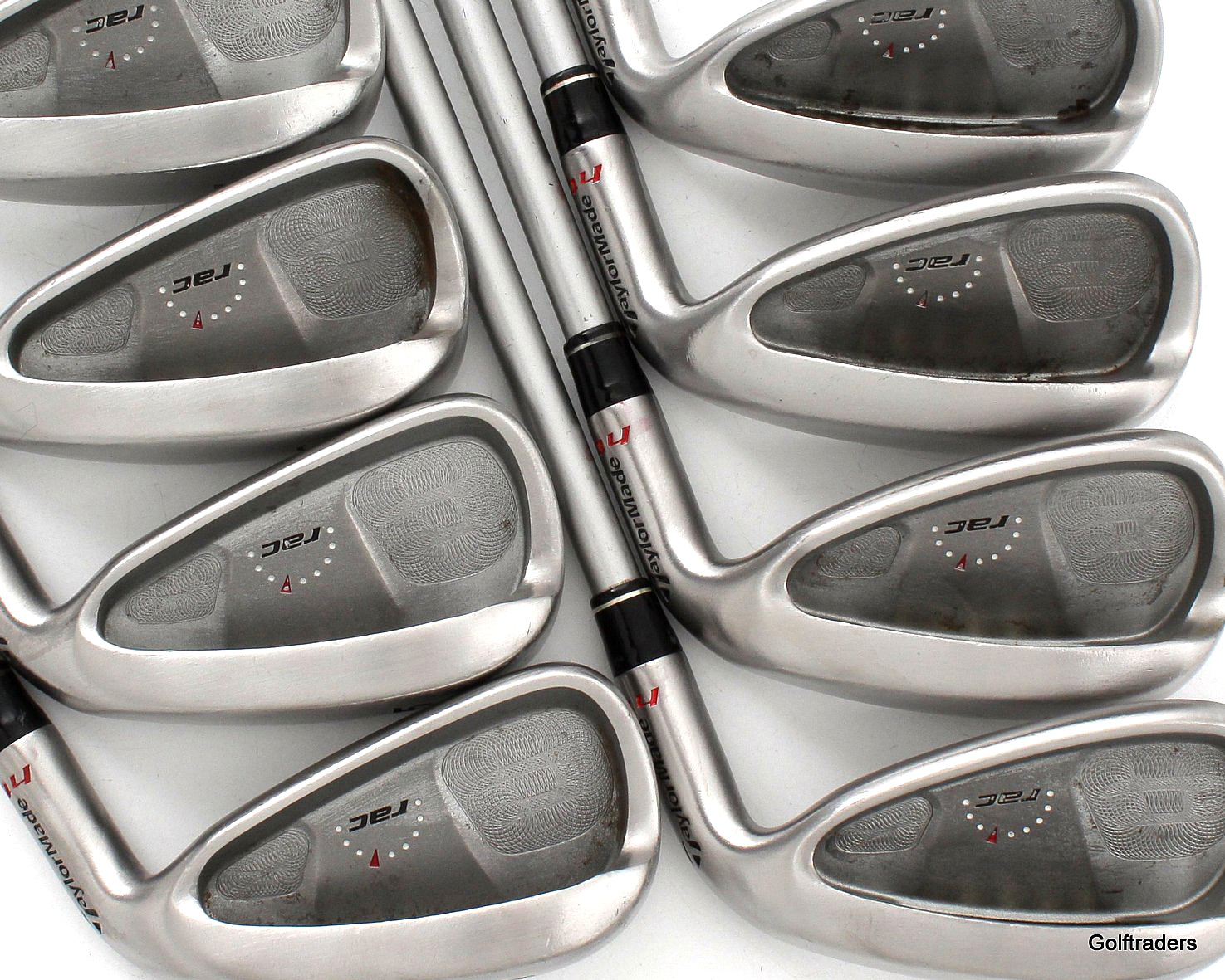 TaylorMade Rac HT Irons 4-SW Graphite Stiff New Grips (+0.5" Longer ...